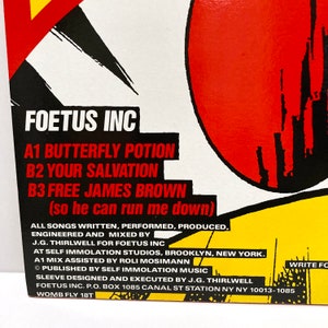 Foetusinc. Butterfly Potion Vinyl Record and Wax Trax Poster Vintage ...