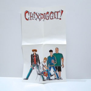 Chixdiggit Poster 1996 Double Sided Vintage Punk Band From Canada ...