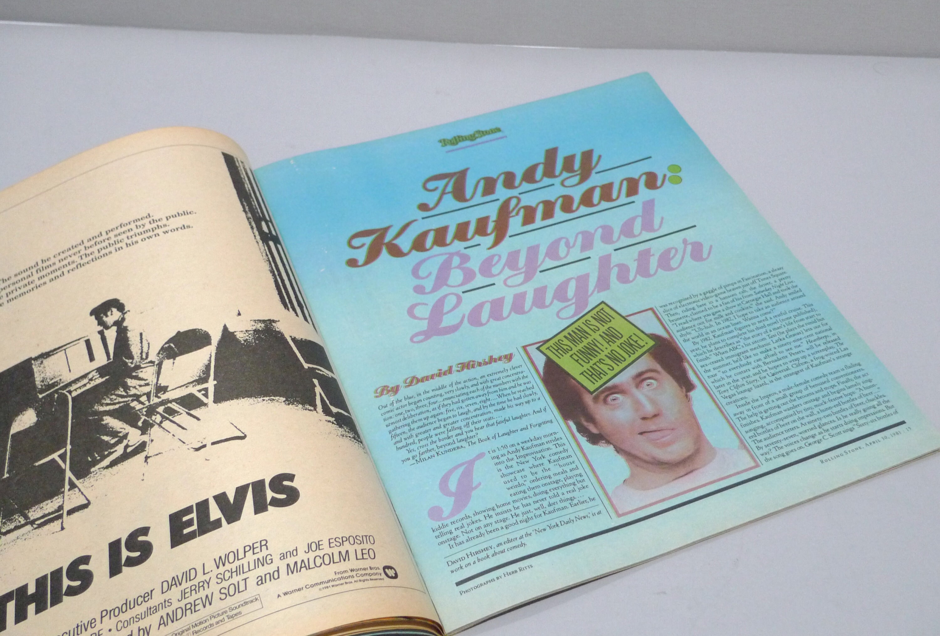 Ringo Starr - Rolling Stone Magazine #342, April 30, 1981 / Andy ...