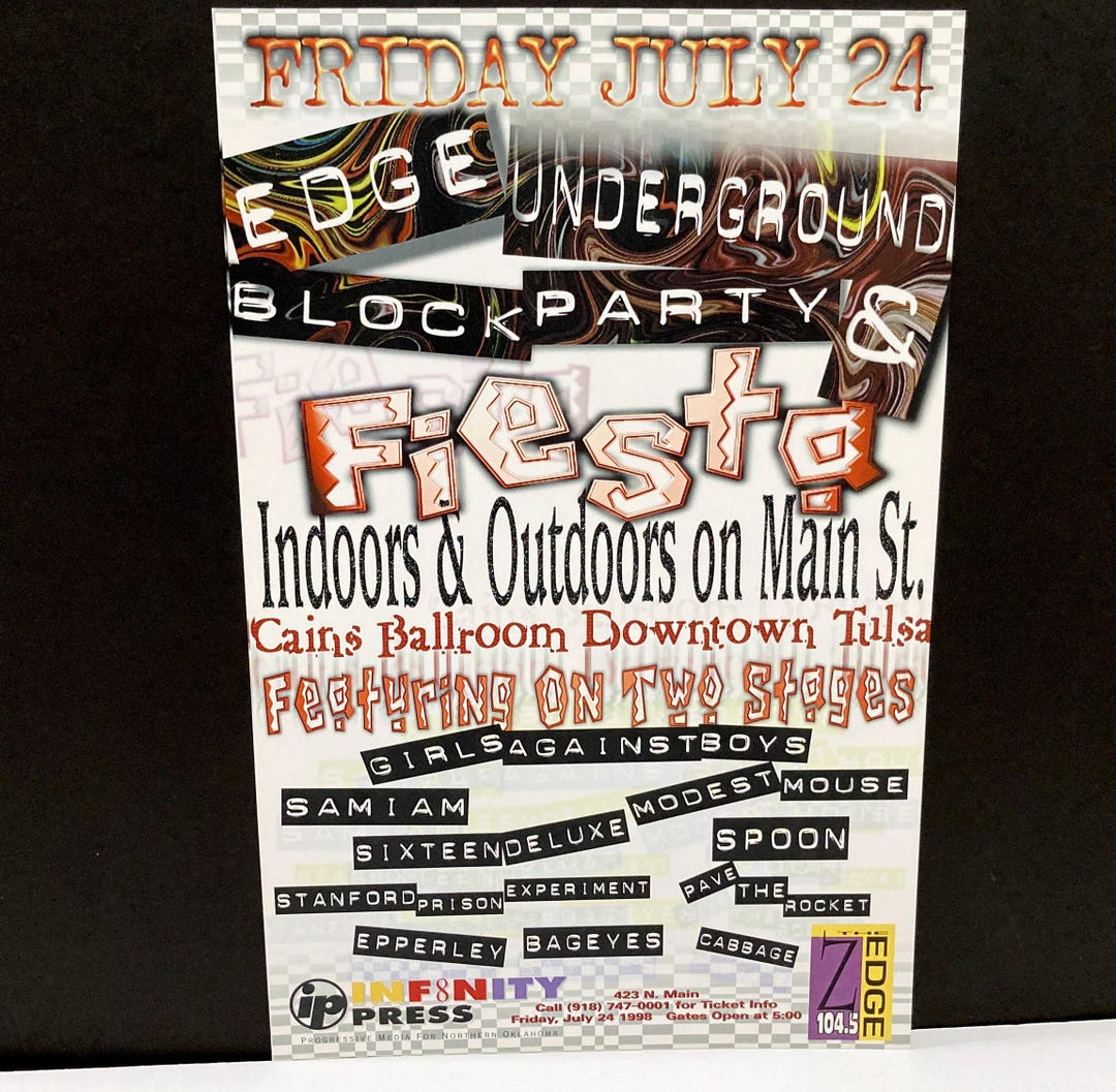 The Edge Radio Station Z104.5 Poster - Underground Block Party & Fiesta ...