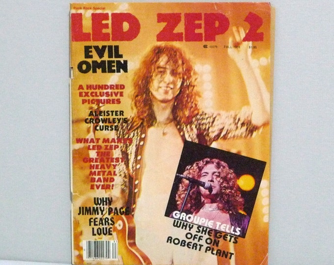 Led Zeppelin 2 Magazine - Fall 1978 / Led Zep 2 Punk Rock Special 02279 ...