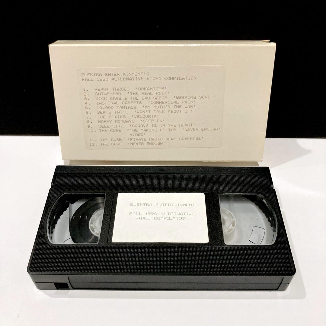 Elektra Records Video Compilation VHS Tape - Vintage 1990, the Cure ...