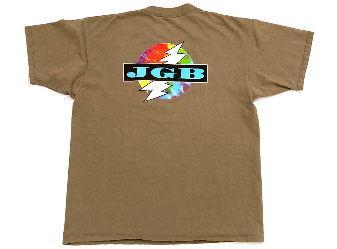 Jerry Garcia Band T Shirt JGB Vintage 1990's Psychedelic Tie Dye ...