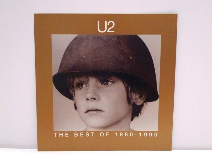 U2 Poster Flat (two Parts) 1998 Vintage the Best of 1980-1990 Record ...