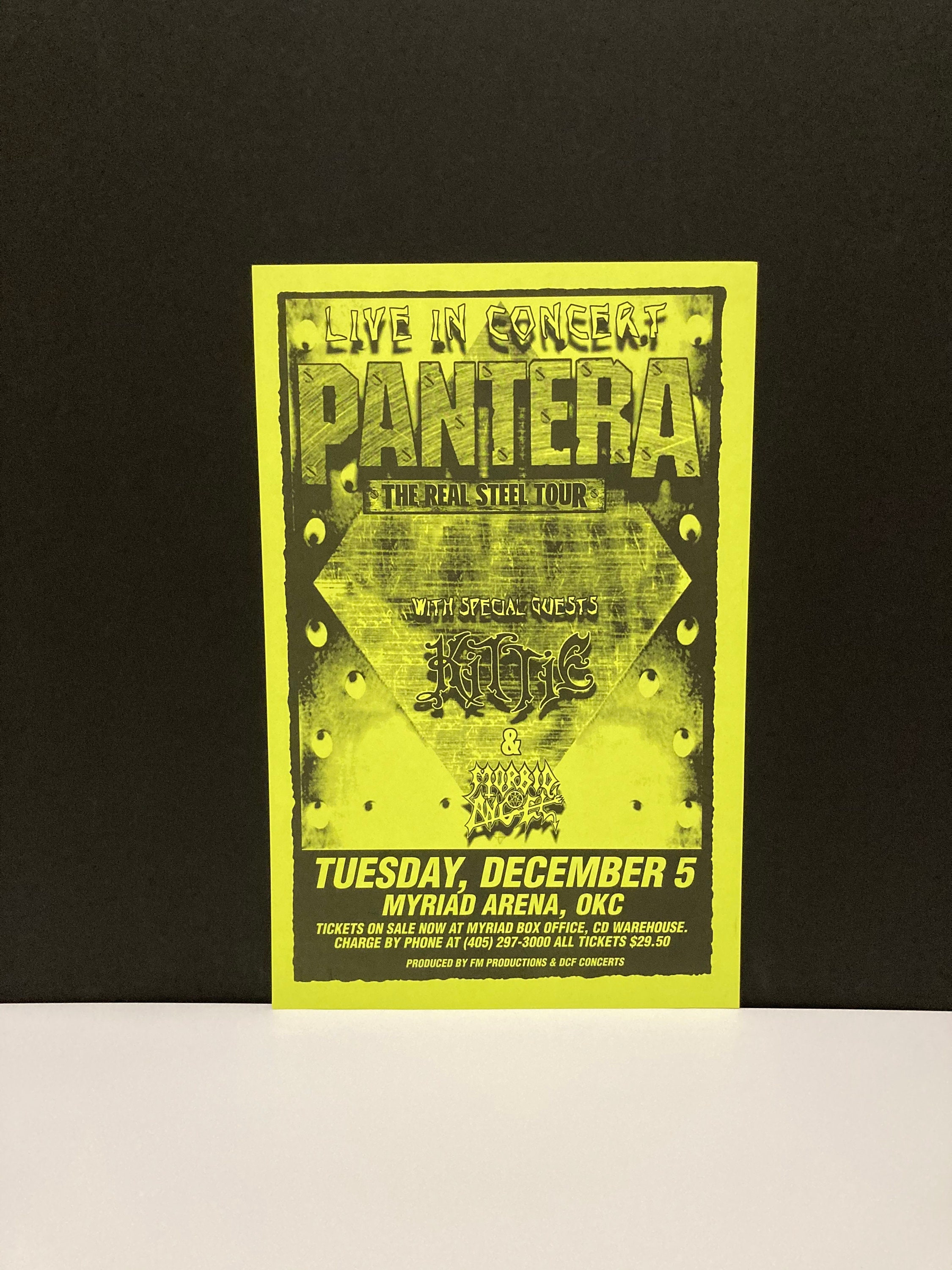 Pantera Concert Poster
