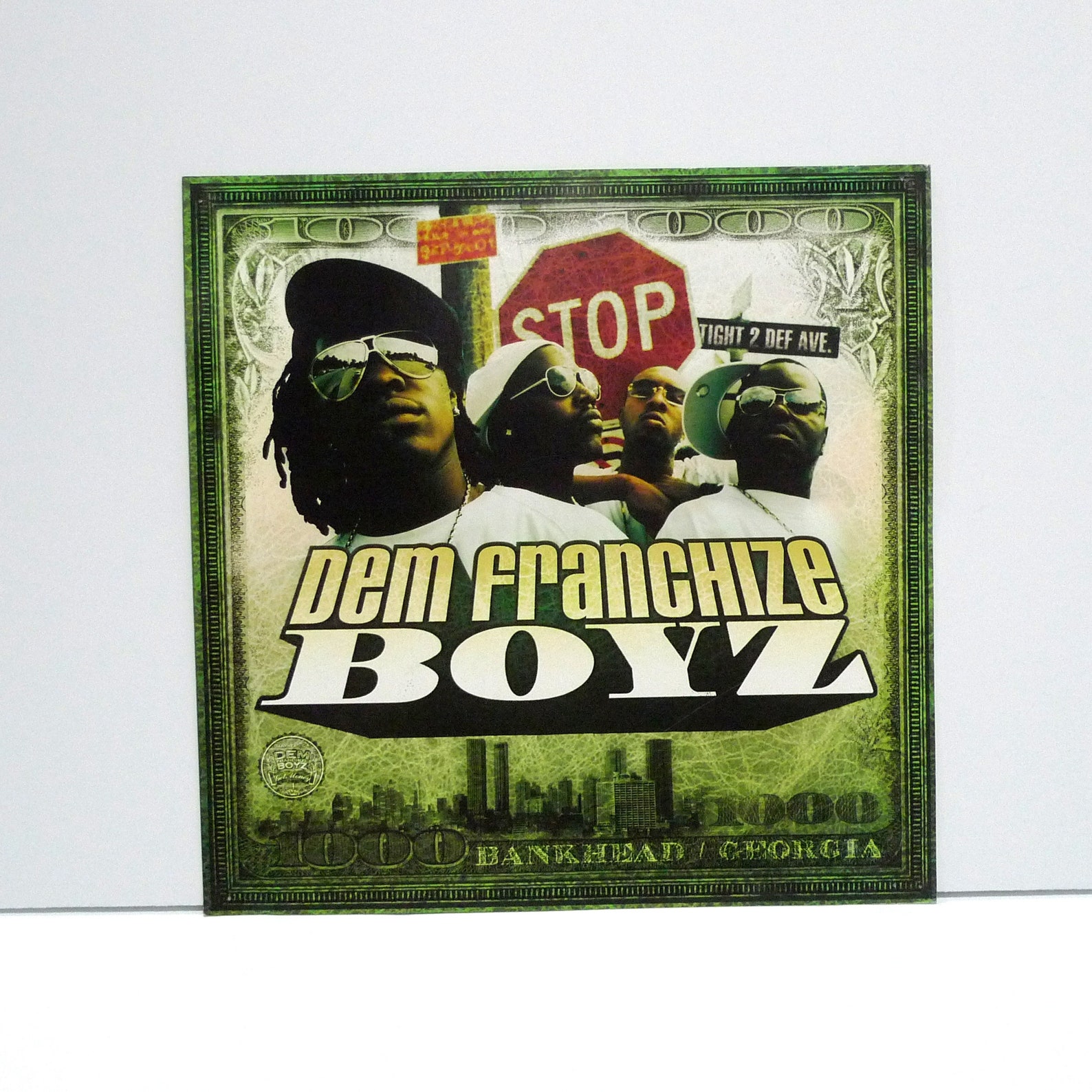Dem Franchize Boyz Poster Flat / Vintage Square Poster / Jizzal Man ...