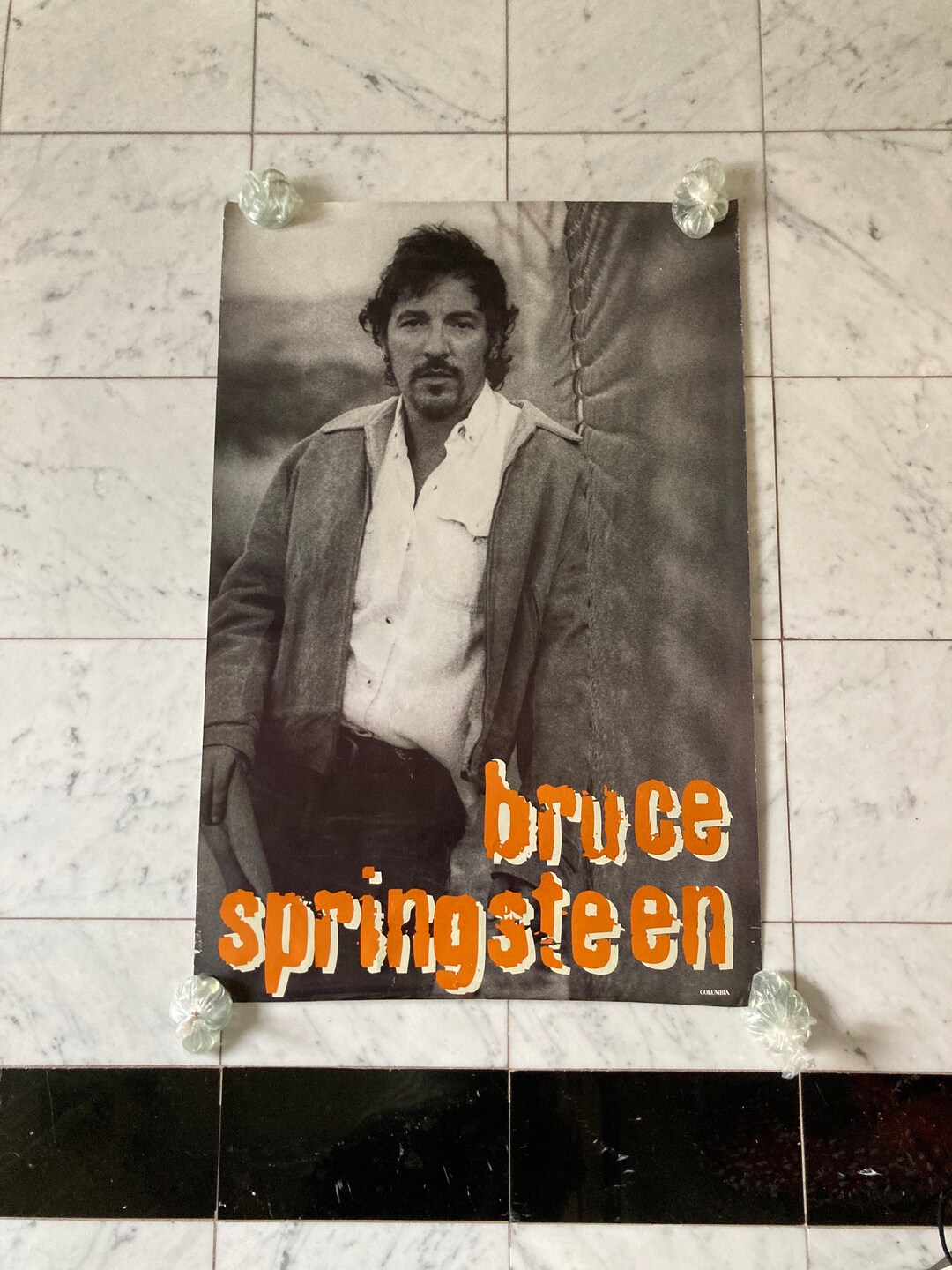 Bruce Springsteen Poster Photo of the Boss With Mustache and Beard ...