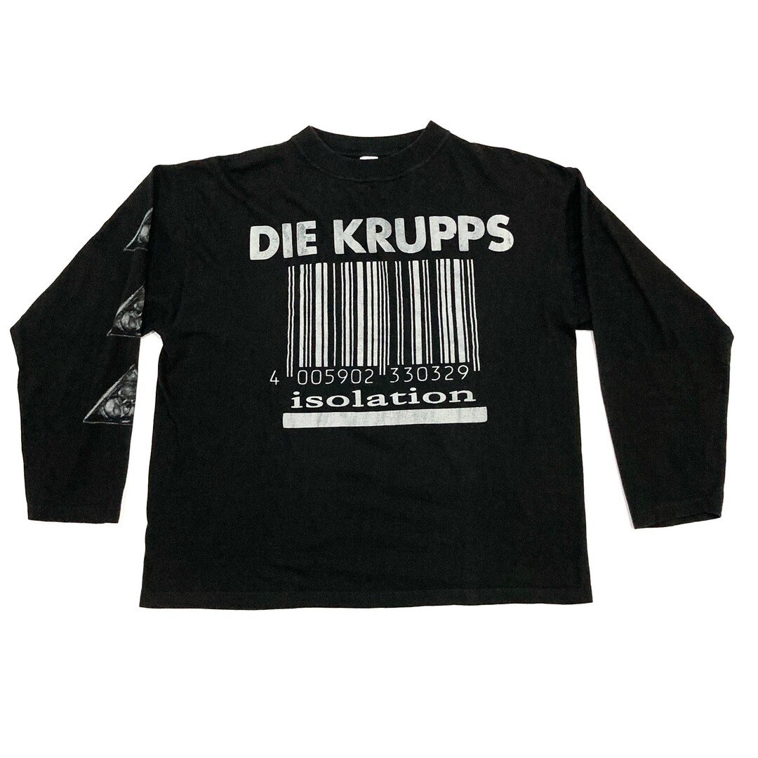 Die Krupps T Shirt - Isolation Vintage 1995 Final Remixes Concert Tour ...