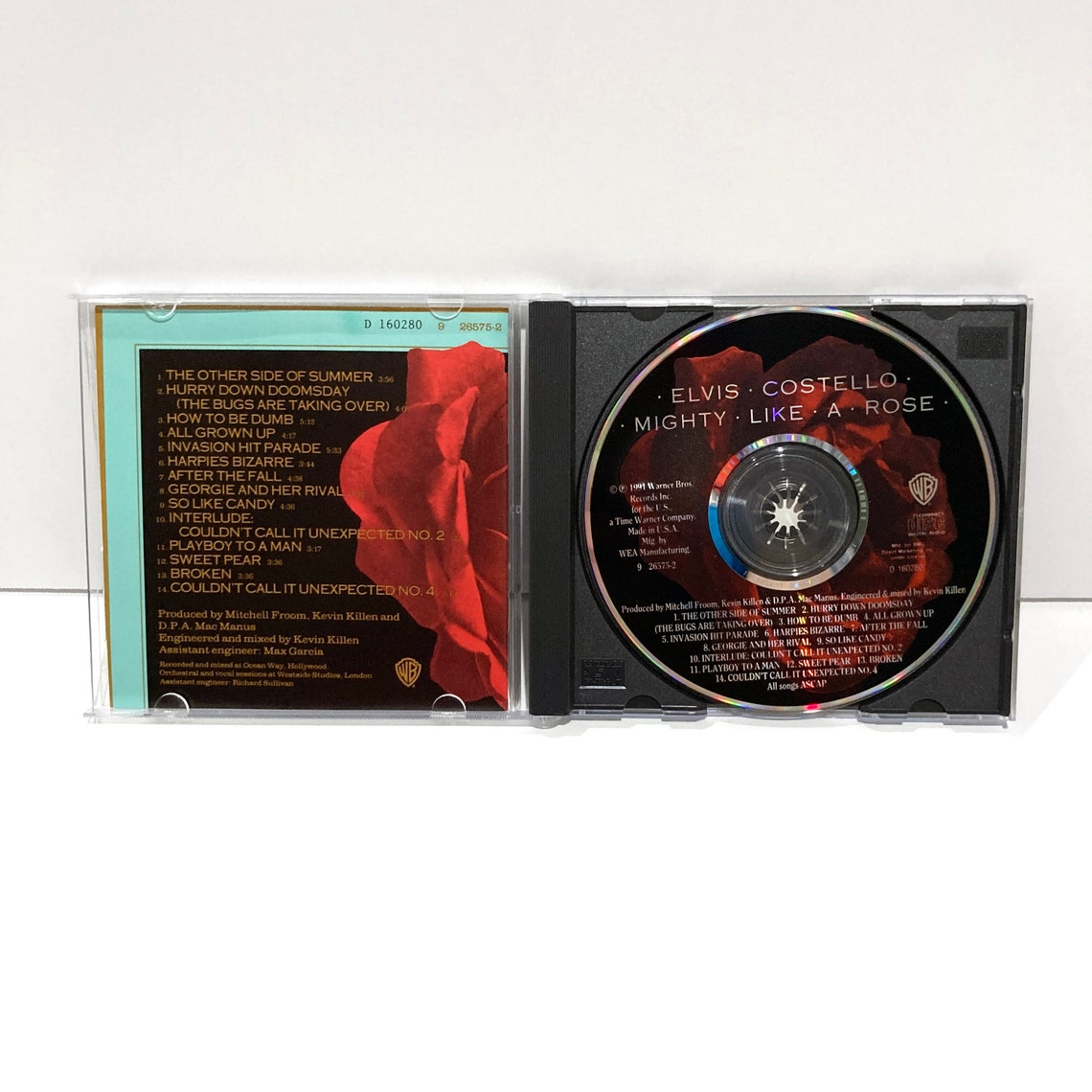 Elvis Costello - Mighty as A Rose CD - Vintage Compact Disc - 1991 - so ...