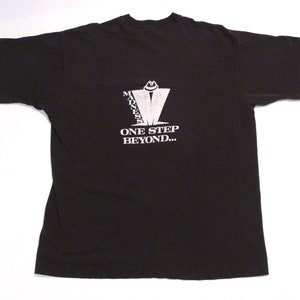 Madness T Shirt One Step Beyond Ska Band 2 Tone Record Label White Logo ...