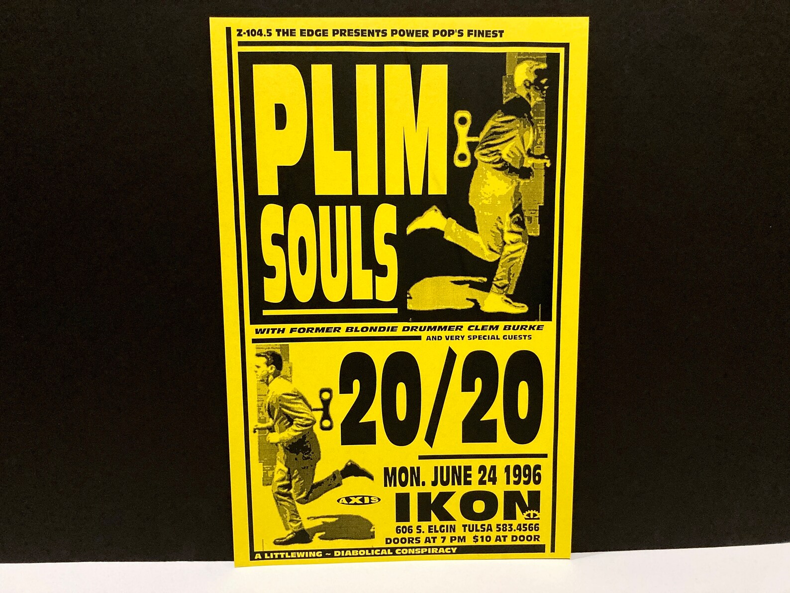 Plimsouls Poster Vintage June 24 1996 Concert Tour - Etsy