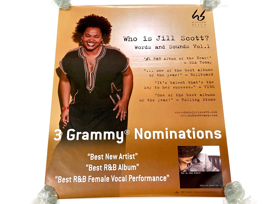 Jill Scott Poster 2000 - Who is Jill Scott Words and Sounds Vol. 1 ...