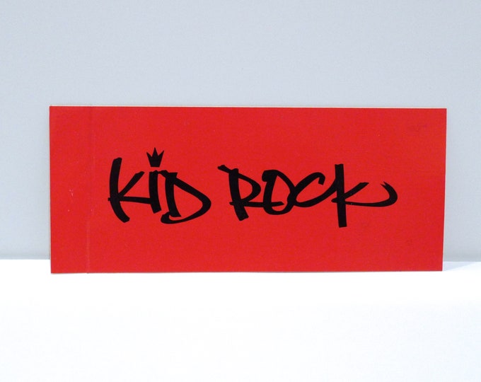 Kid Rock Sticker Devil Without A Cause 1998 Vintage Red and - Etsy