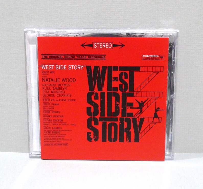 West Side Story Original Motion Picture Soundtrack CD 1961 Vintage ...