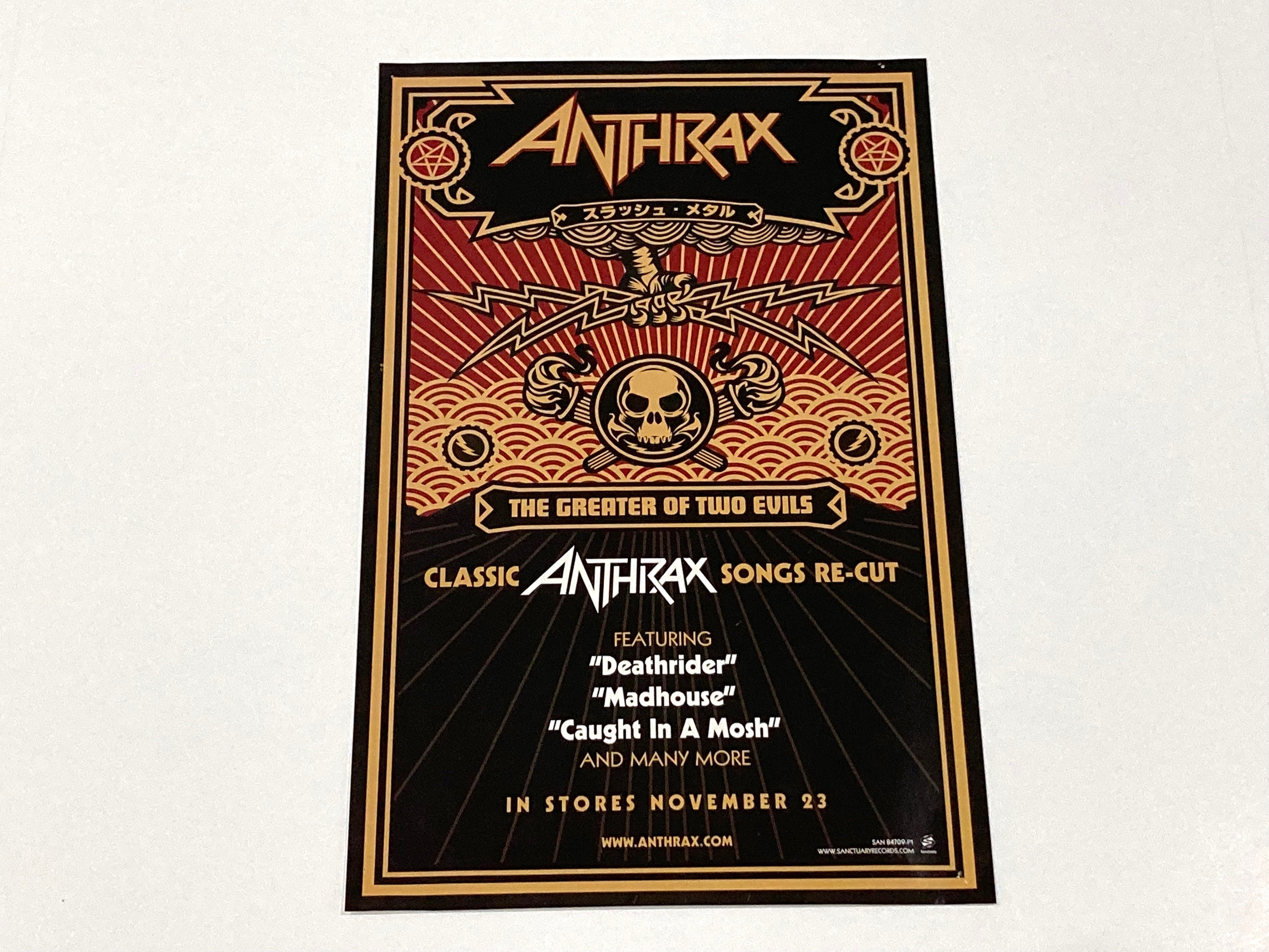 Anthrax The Greater Of Two Evils Anthrax The Greater Of Two Evils