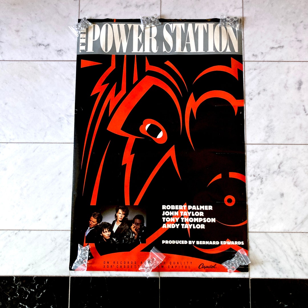 Power Station Original Band Poster Vintage 1985 From Capitol Records ...