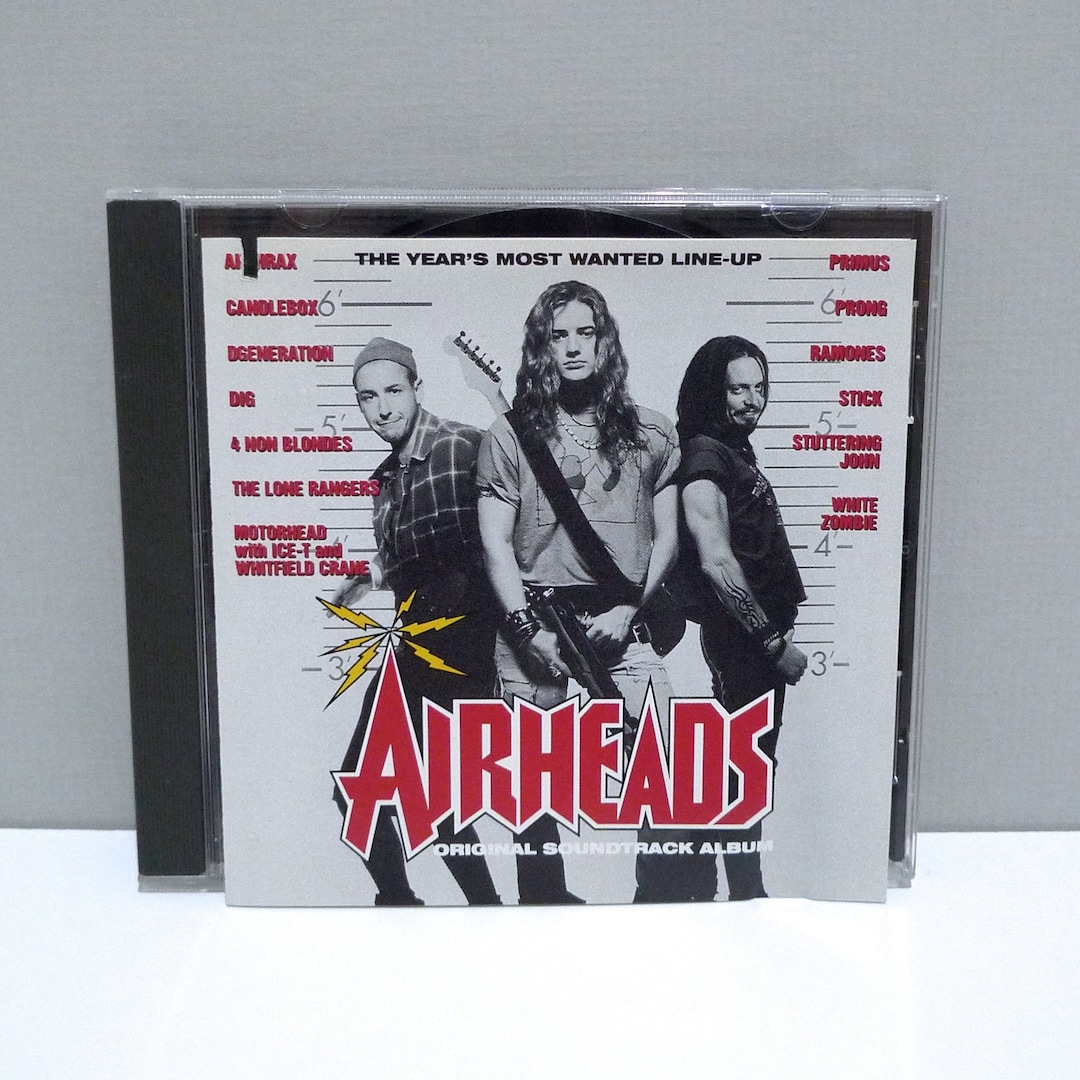 Airheads Original Soundtrack Album CD 1994 Vintage Compact Disc ...