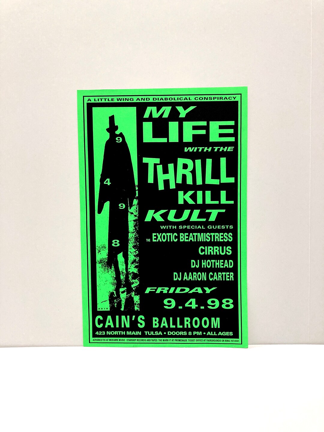 My Life With the Thrill Kill Kult Poster - September 4 1998 Concert ...