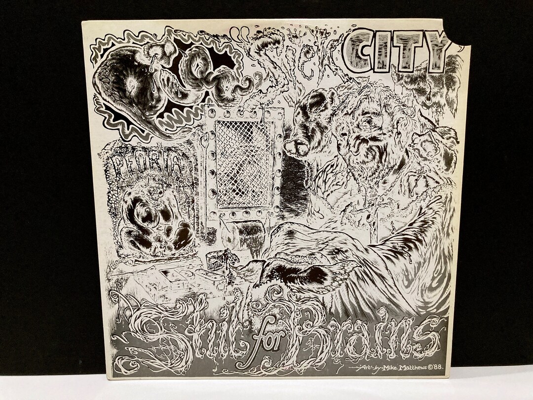Pig Sick City & Sht for Brains Vinyl Record 12 Inch Single / Vintage ...