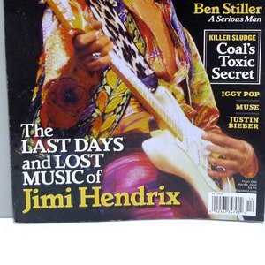 Jimi Hendrix Cover - Rolling Stone Magazine Issue #1011 - Ben Stiller ...