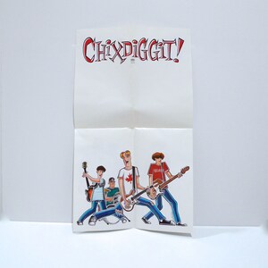 Chixdiggit Poster 1996 - Double Sided Vintage Punk Band From Canada ...