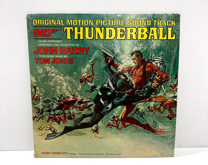 Thunderball James Bond 007 Original Soundtrack Vinyl Record Mono ...