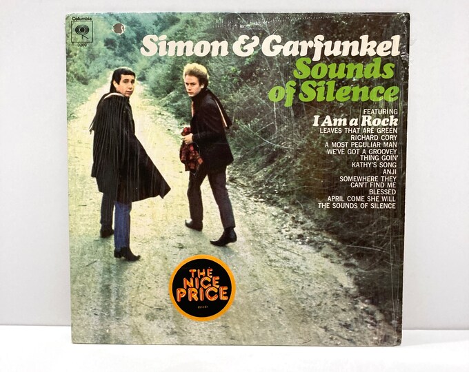 Paul Simon & Art Garfunkel Sounds of Silence Vinyl Record - Vintage ...