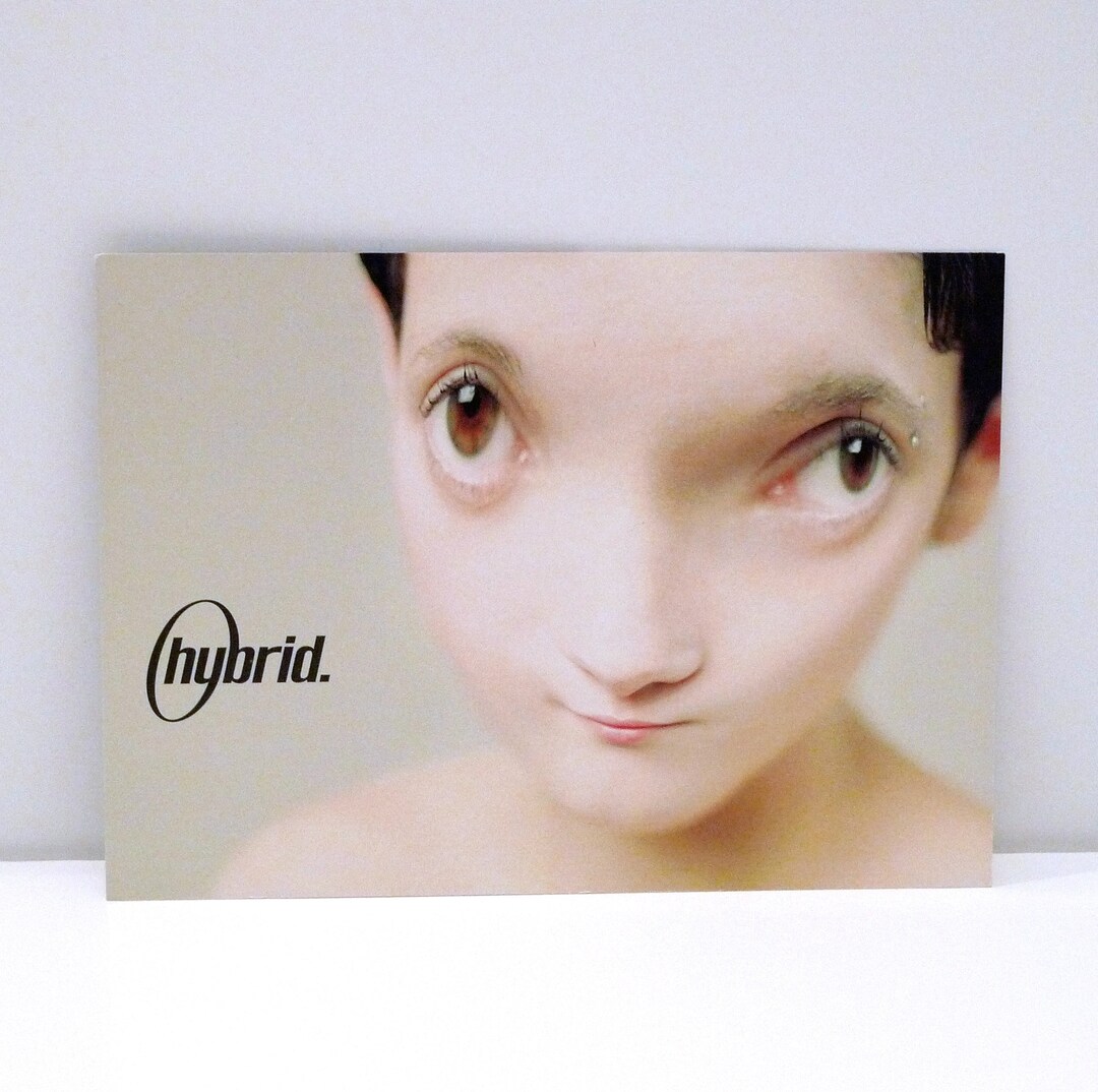 Hybrid Postcard 1999 Vintage Wide Angle Band Card Electronic Trance ...