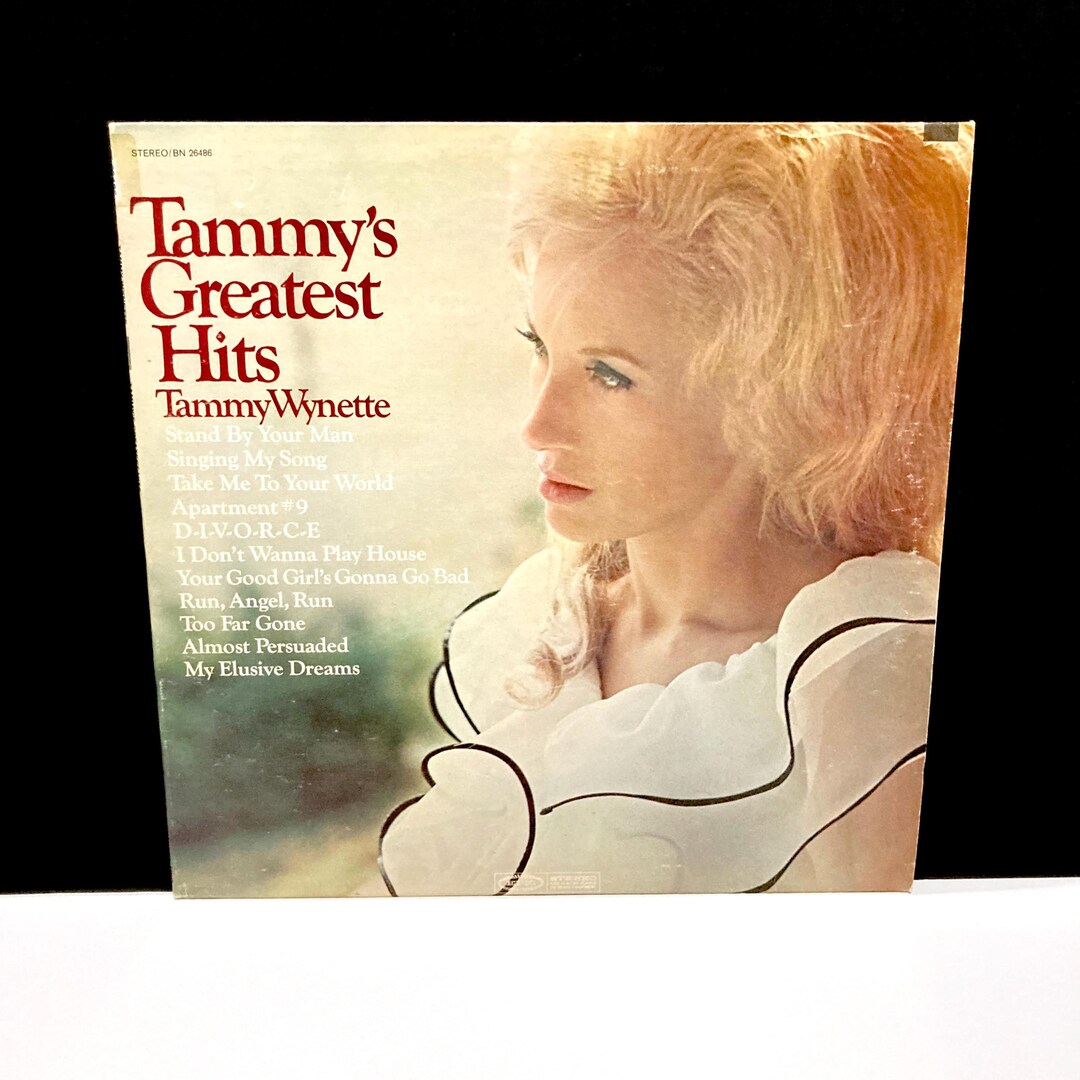 Tammy Wynette Vinyl Record Tammy's Greatest Hits - Vintage Country ...