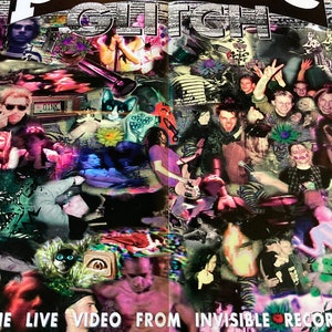 Pigface Glitch Poster 1992 - Original, Vintage - Martin Atkins Chris ...