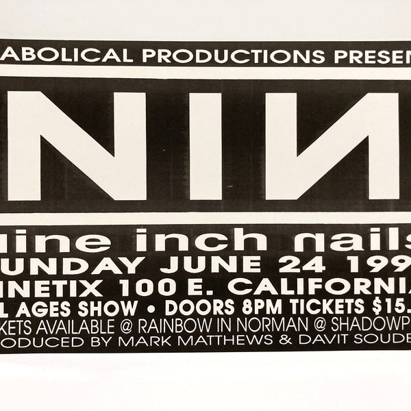 Nine Inch Nails - Etsy