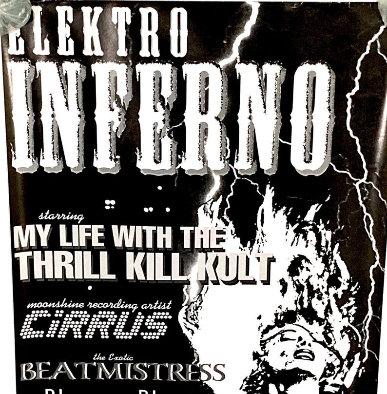 My Life With the Thrill Kill Kult Original Poster - Elektro Inferno ...