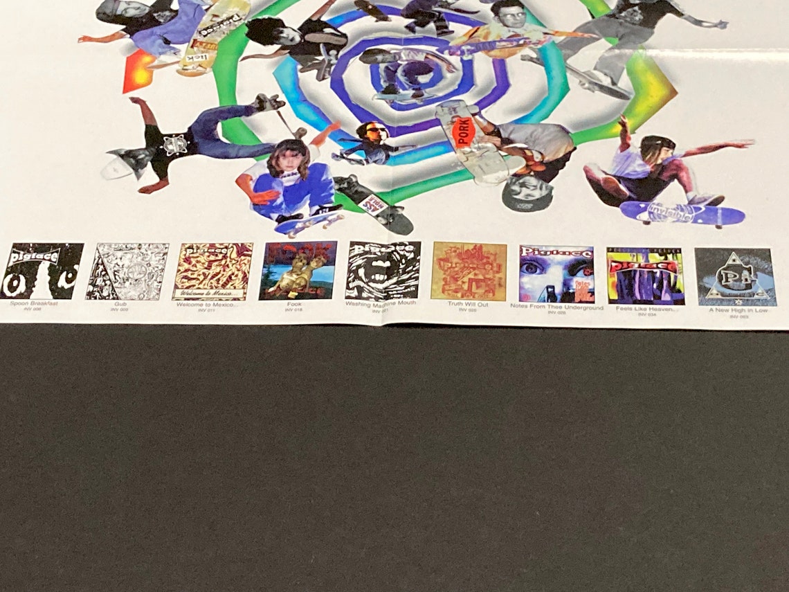 Pigface Invisible Records Poster Discography Vintage 1997 A - Etsy