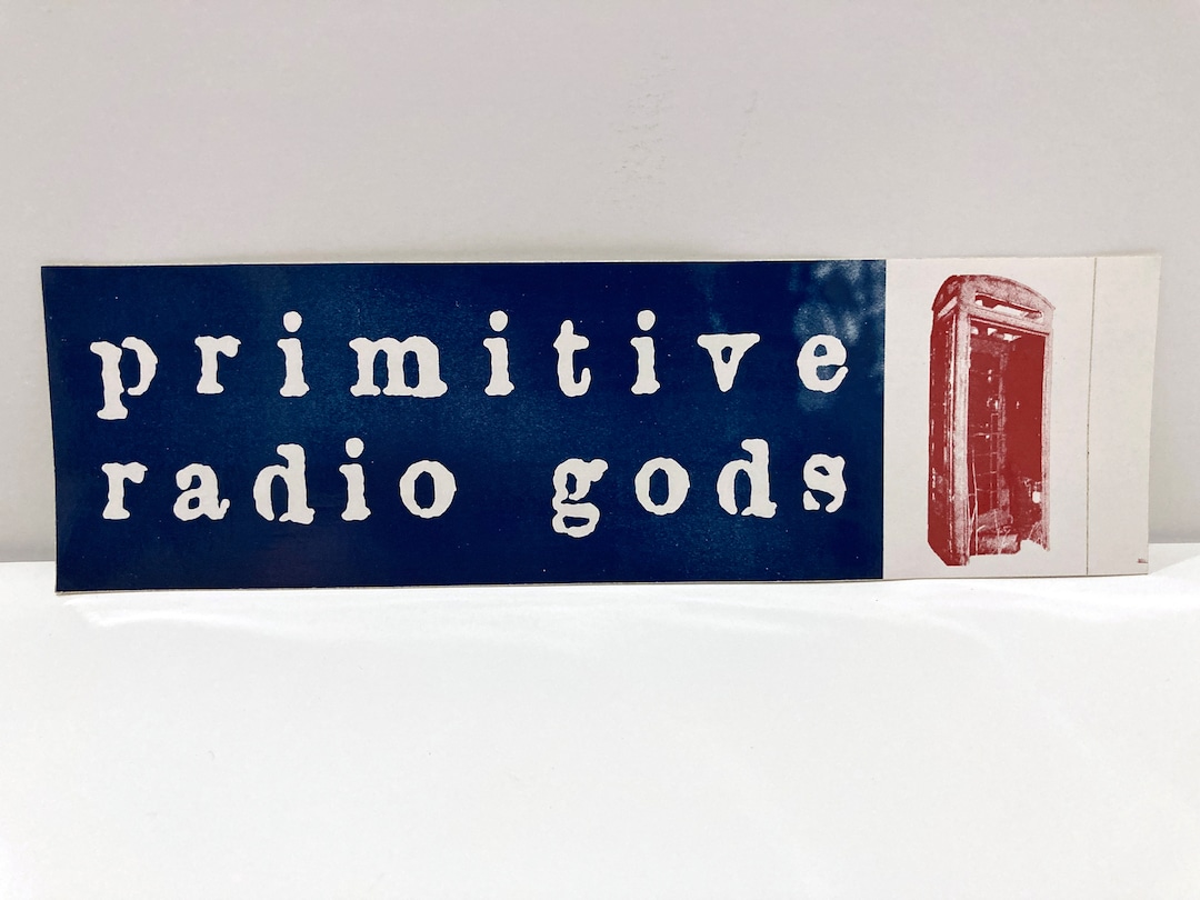 Primitive Radio Gods Rocket Bumper Sticker Vintage 1996 Indie ...