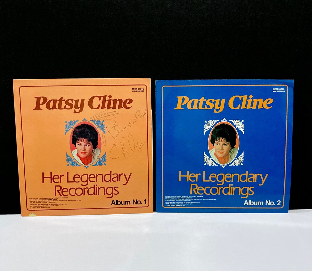Patsy Cline Her Legendary Recordings Vinyl 2 Record Set Album 1 & 2 ...