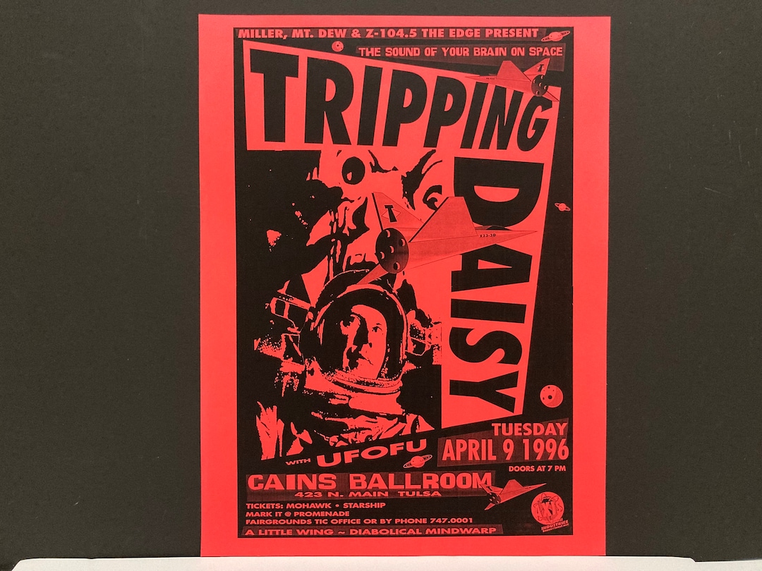 Tripping Daisy Poster Live in Concert Elastic Firecracker Tour With ...