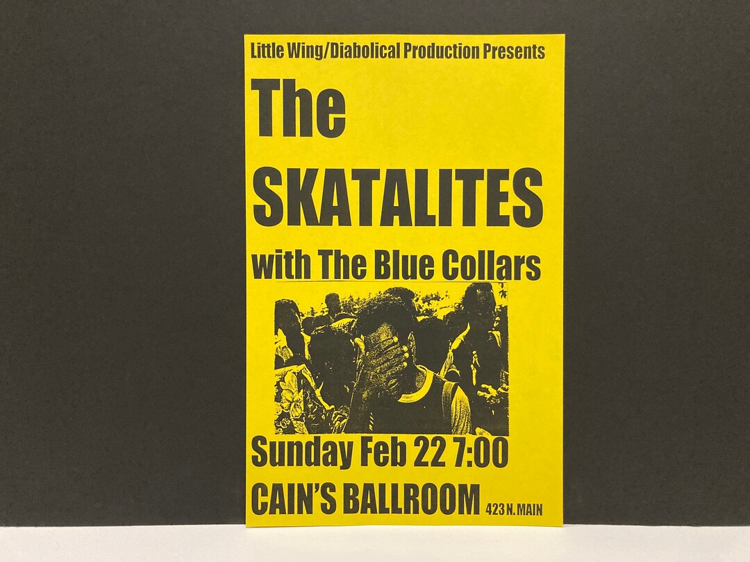 The Skatalites Poster Live Concert Tour Vintage 1998 Kingston - Etsy