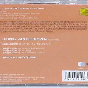 Beethoven - the Razumovsky Quartets Op 59 - Emerson String Quartet 1997 ...