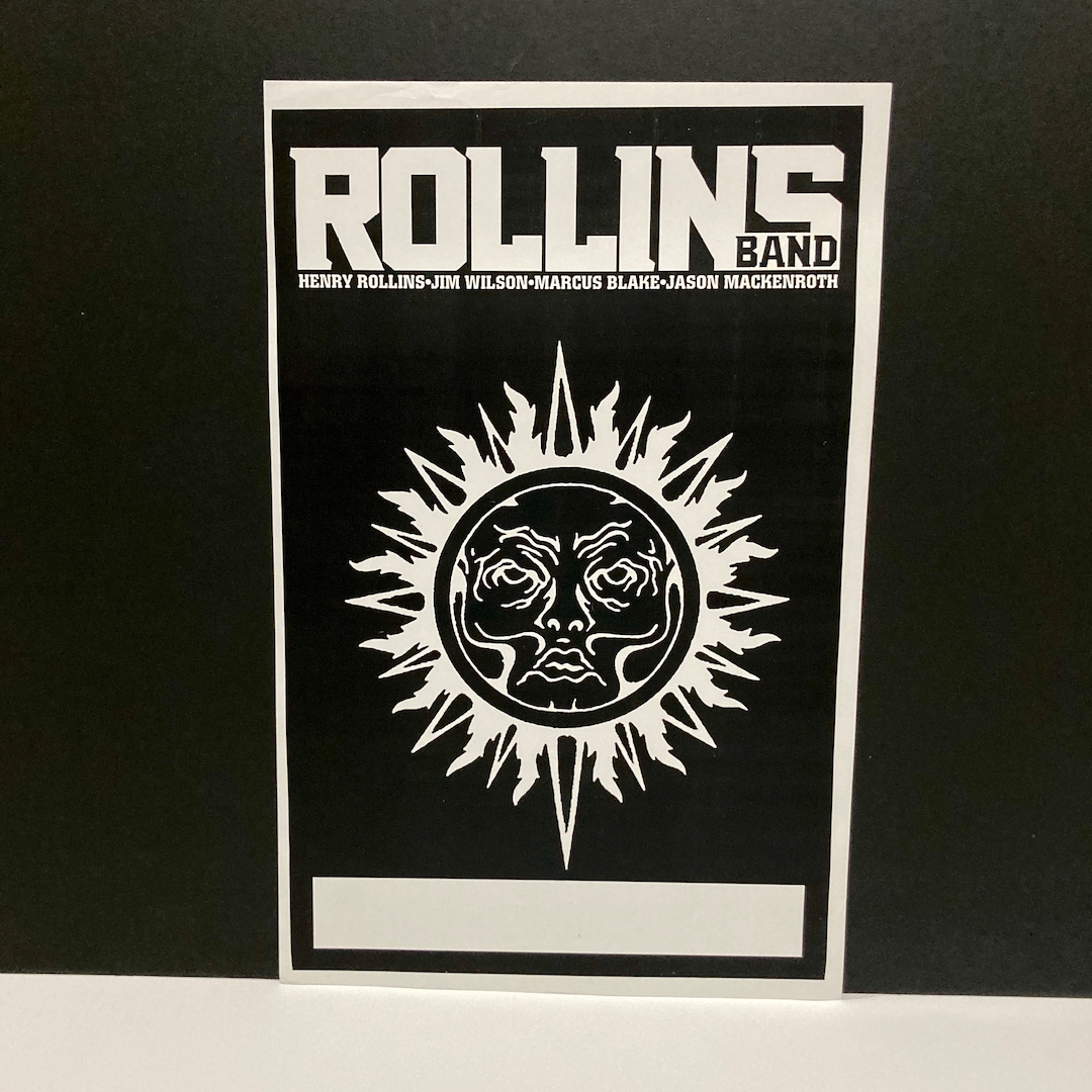 Henry Rollins Band Poster Vintage 2000 Get Some Go Again Concert Tour ...
