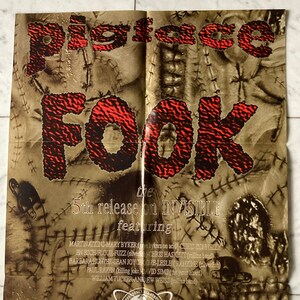 Pigface Fook Poster - Vintage 1992 - Martin Atkins / Chris Connelly ...
