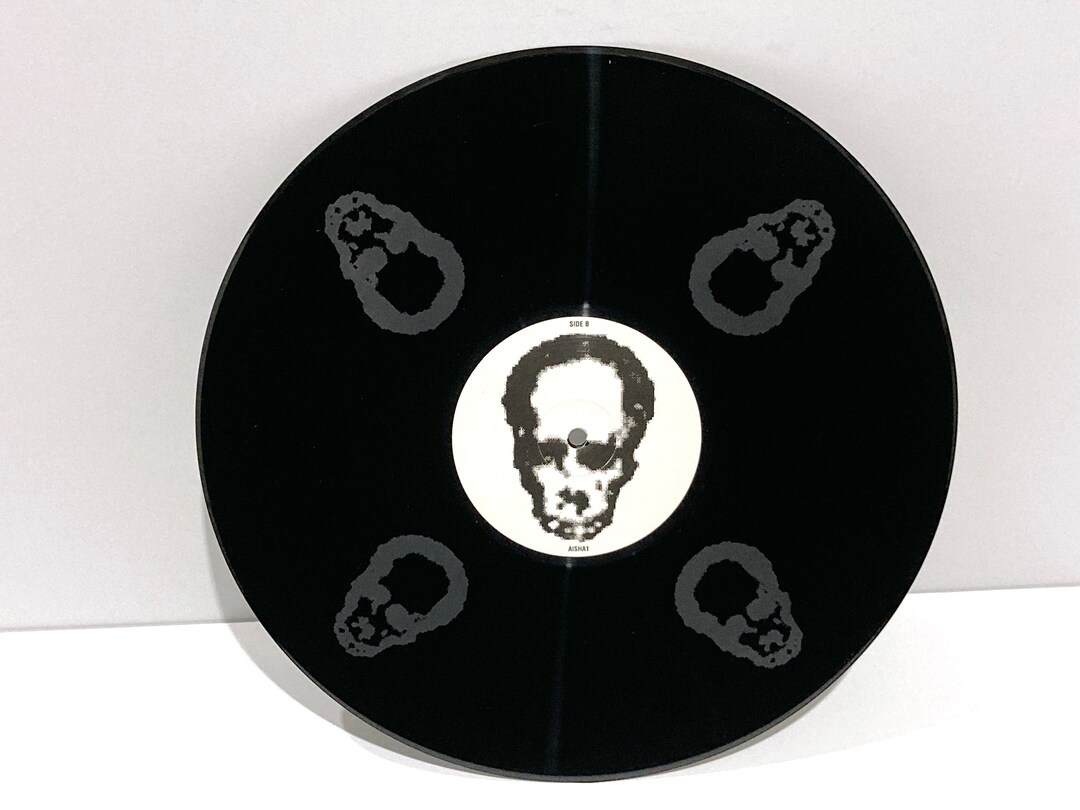 Death in Vegas & Iggy Pop - Aisha Etched Skulls Vinyl Record - DJ Only ...