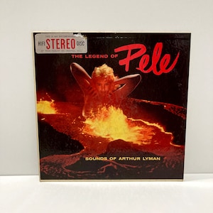 Arthur Lyman the Legend of Pele Vinyl Record Vintage 1959 Volcano ...