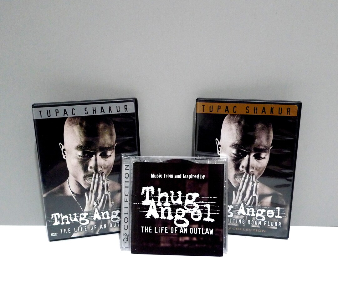 Tupac Shakur Thug Angel 2 Dvds / CD Set / off the Cutting - Etsy