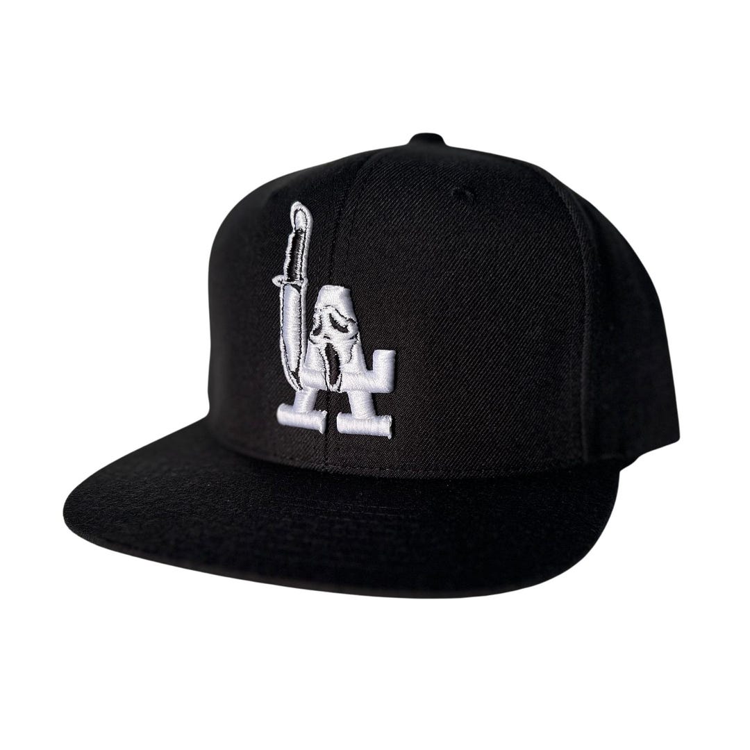 LA Ghost 3D Puff or Flat Snapback - Etsy