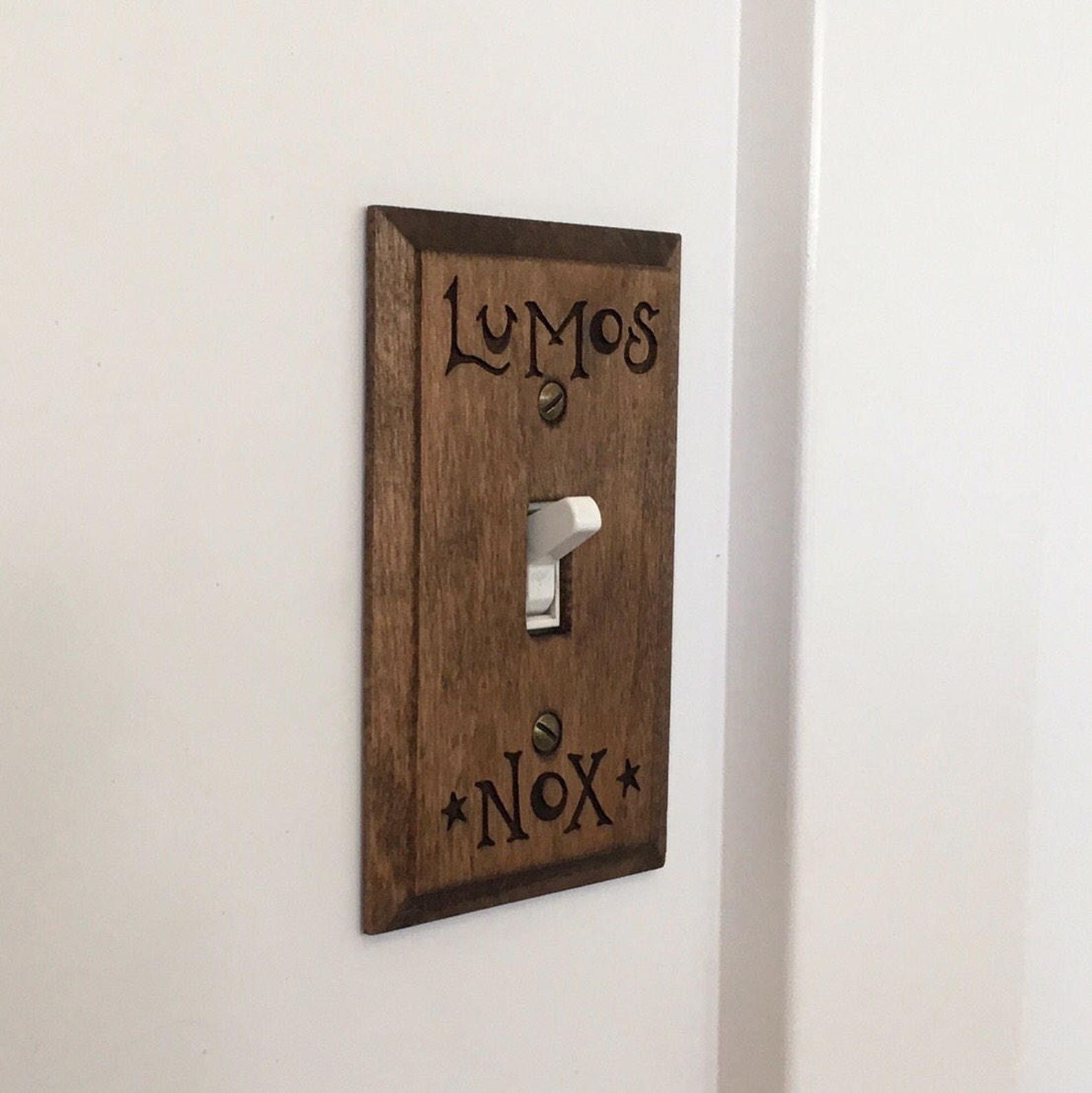 Harry Potter Lumos Nox Light Switch Cover | Etsy