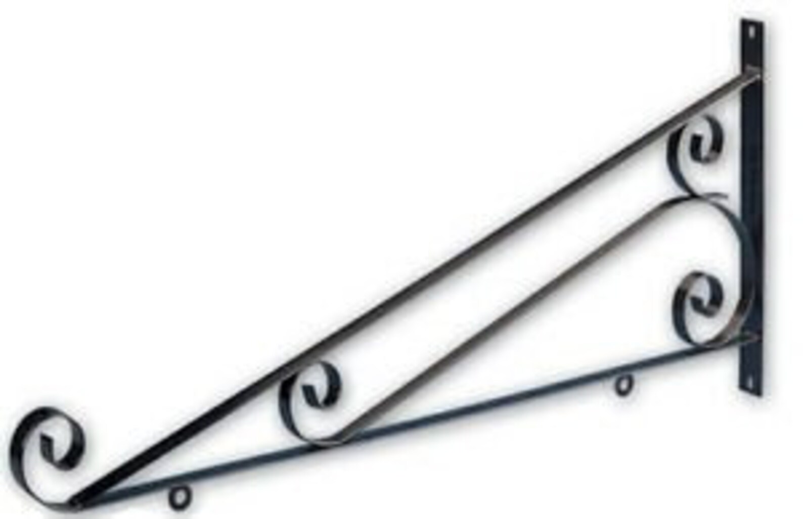 30 Black Steel Wall Mounted Sign Bracket Perfect for | Etsy