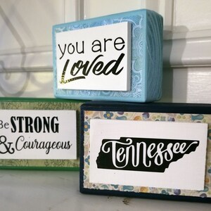 Custom Wood Block With Saying/quote or Choice - Etsy