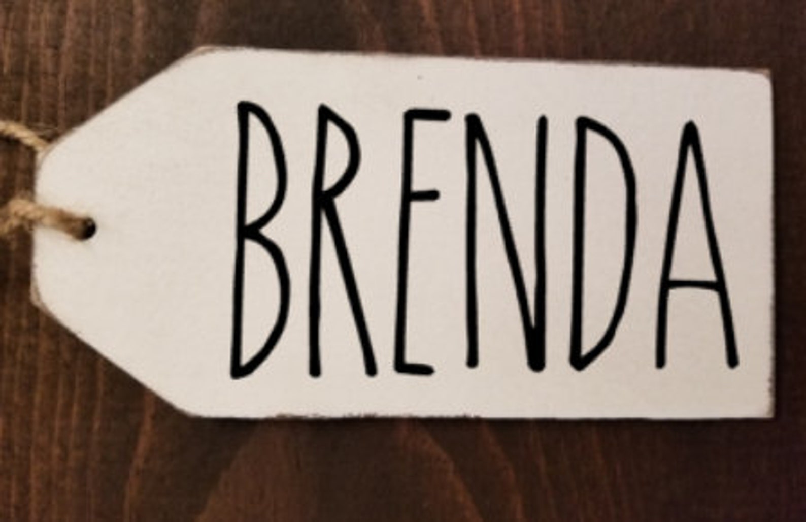 Personalized 3x6 Wood Tag/Gift Tag/Birthday Tag/Wine | Etsy