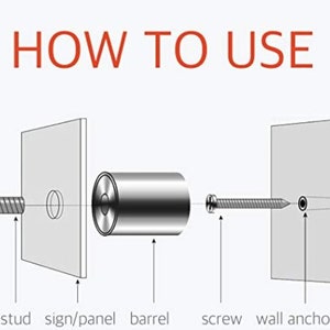 Custom 6 Inch X 12 Inch Acrylic Sign for Home, Business, Special ...