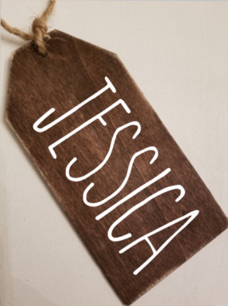 Personalized 3x6 Wood Tag/gift Tag/birthday Tag/wine - Etsy